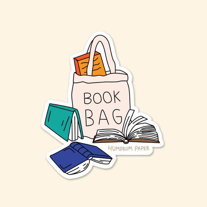Book Bag Sticker – Humdrum Paper