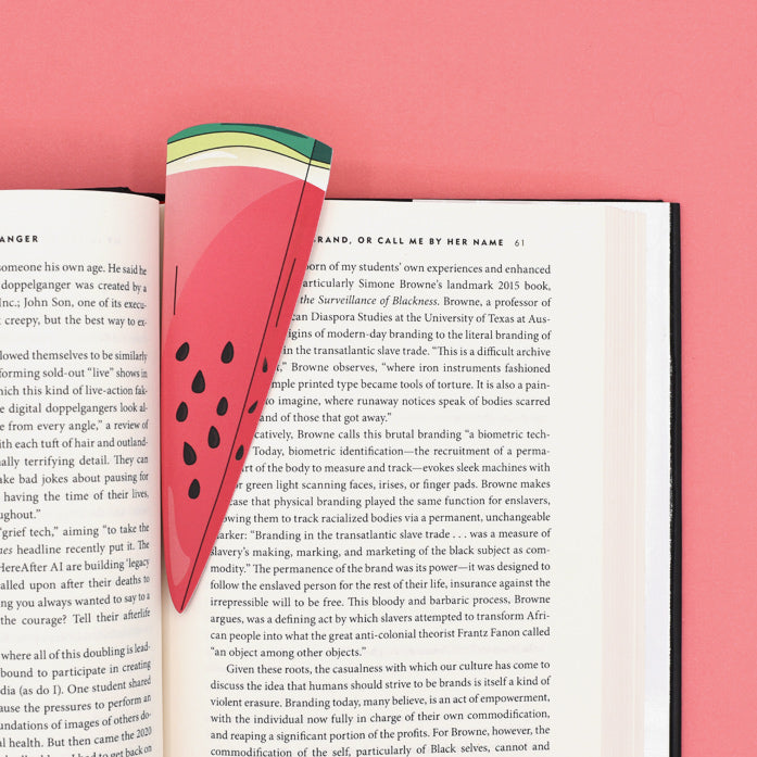 Watermelon Slice Bookmark – Humdrum Paper