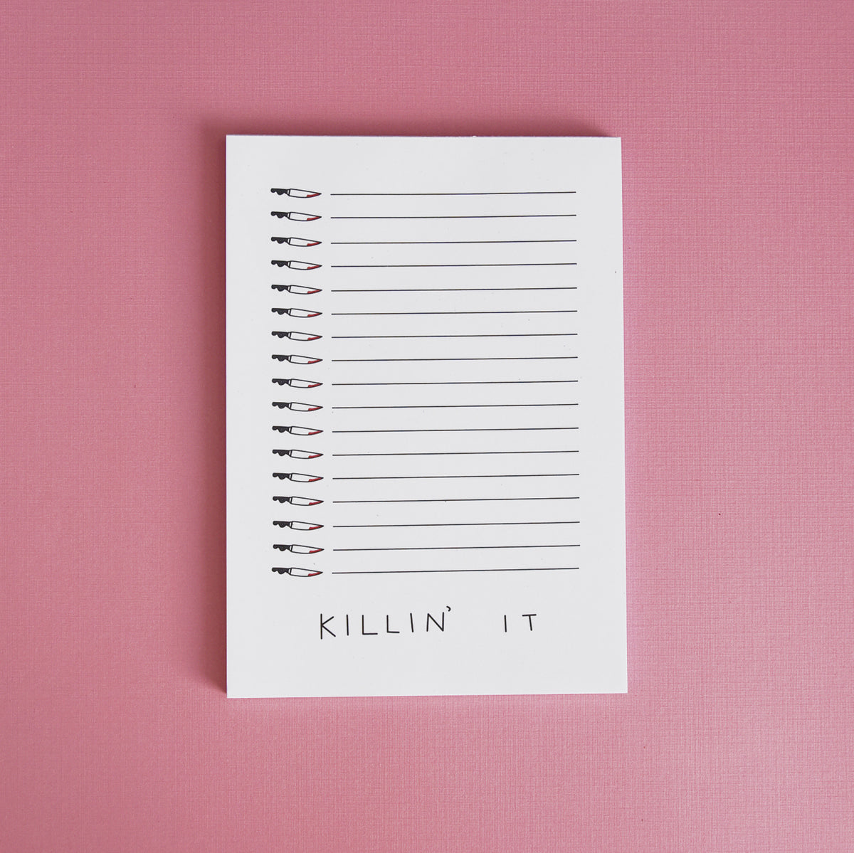 Killin' It Notepad – Humdrum Paper